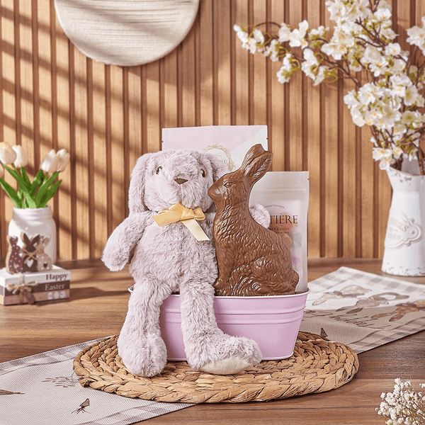 Pink Easter Bunny Gift Basket - Rhode Island Baskets - Rhode Island ...